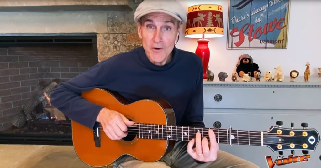 James Taylor Singing 1976 Hit With ‘The Voice’s’ Top 20 Is Delightfully ...