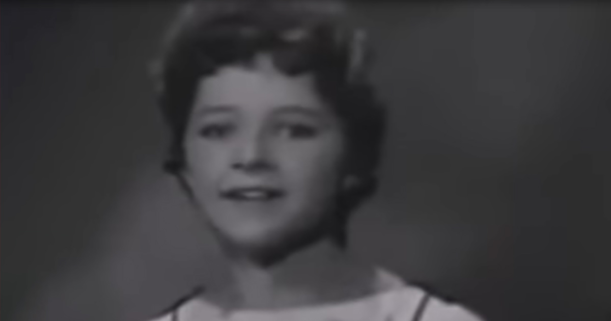 Poised 13-Year-Old Girl Sang 1957 Hit Song “Rock the Bop” - Variety Show