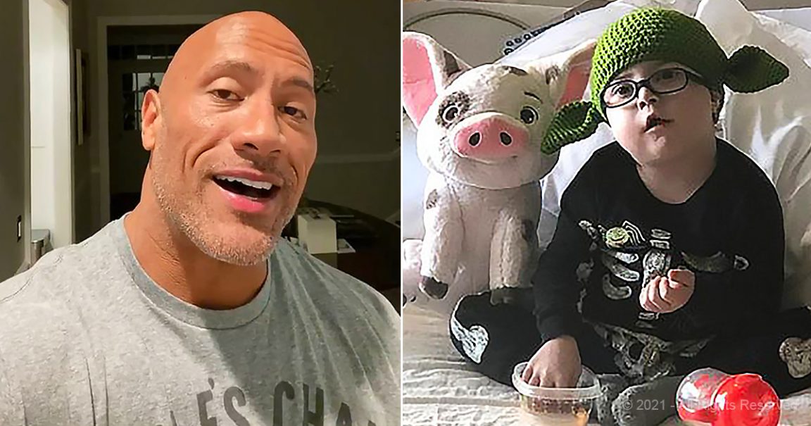 The Rock sings to 3-year-old leukemia fighter - Variety Show